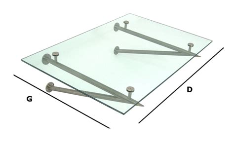 Daszek Zadaszenie Szklane Drzwi 120 X 80 Metal Gum Zadaszenia