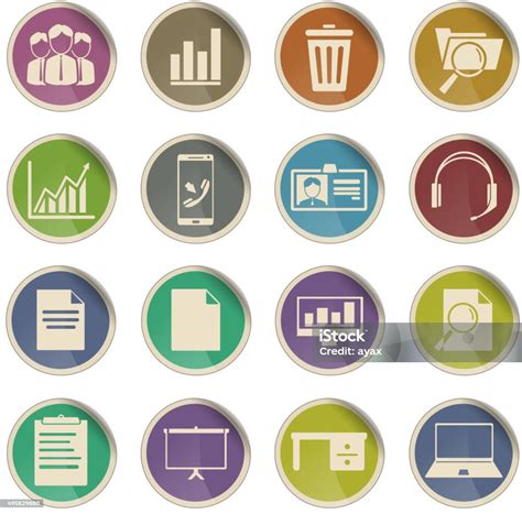 Office 단순히 아이콘 2015년에 대한 스톡 벡터 아트 및 기타 이미지 2015년 개발 기업 재무와 산업 Istock