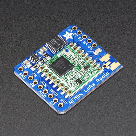 Adafruit Rfm95w Lora Radio Transceiver Breakout 868 Or 915 Mhz
