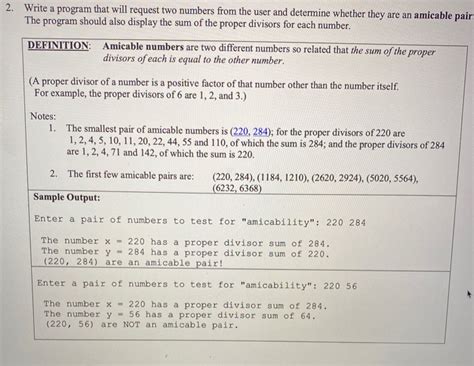 solved 2 write a program that will request two numbers from