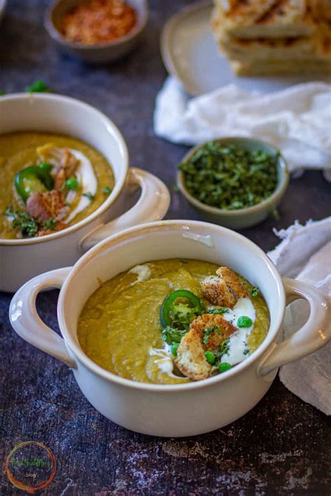Lemony Split Pea Soup With Jalapeno This That More Vegetarian