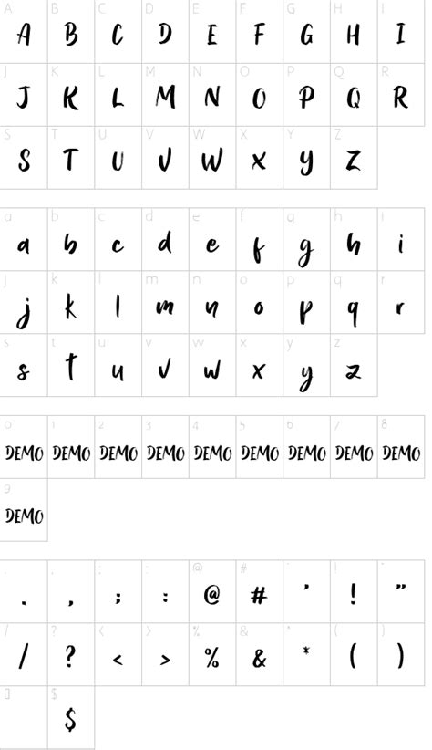 Jettro Demo Font Details