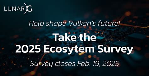 2024 Ecosystem Survey Progress Report Released LunarG