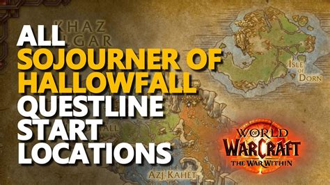 All Sojourner Of Hallowfall Wow Youtube