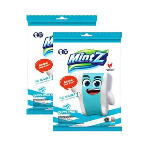 Permen MINTZ Chewy Mints Peppermint 115 Gr BIRU Lazada Indonesia