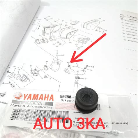 Jual GROMMET KARET RANGKA BODI BODY BULAT UNIVERSAL YAMAHA ORIGINAL