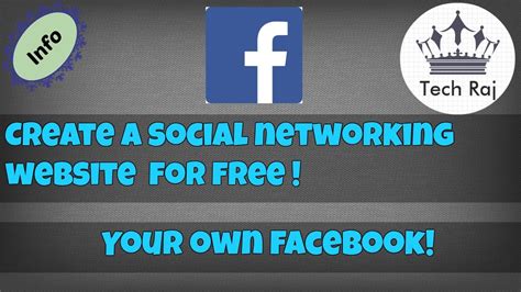 How to Create a Social Networking Website like Facebook for FREE [EASY ...