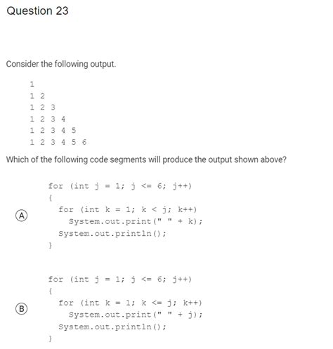 Solved Question Consider The Following Output Chegg