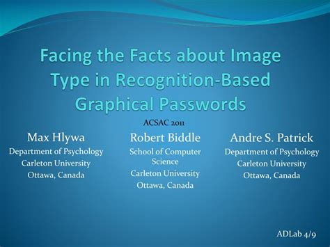 Ppt Facing The Facts About Image Type In Recognition Based Graphical