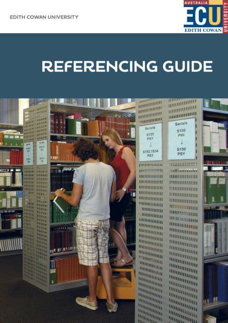 Ecu Referencing Guide Edith Cowan University
