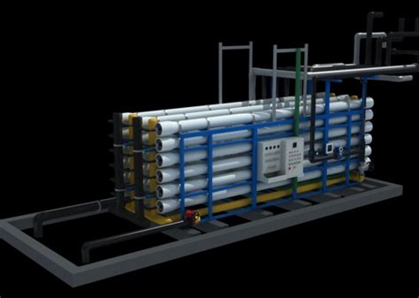 污水处理厂 污水处理设备模型 工业设备模型库 3ds Max max 模型下载 cg模型网