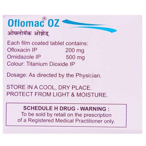 Oflomac Oz Tablet Uses Side Effects Price Apollo Pharmacy