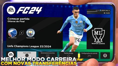 FIFA 14 MOD EA FC 2024 ANDROID ATUALIZADO KITS 23 24 GameDroid BR
