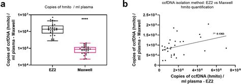 Copies Of Circulating Mitochondrial Dna Fragments Hmito A Copies Download Scientific