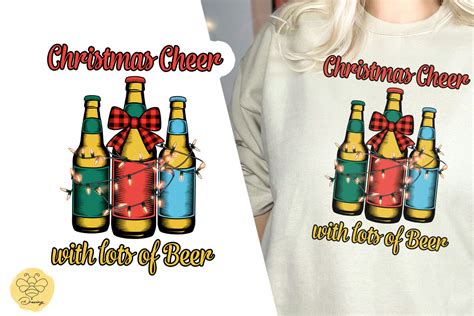 Christmas Cheer With Lots Of Beer Png Graphic By Beedrawings · Creative