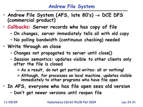 cs162 operating systems and systems programming lecture 24 distributed