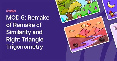 Mod 6 Remake Of Remake Of Similarity And Right Triangle Trigonometry