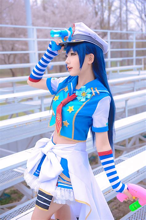 Navy Sonoda Umi Cosplay By Miyuko Brilliantly Blue Sankaku Complex