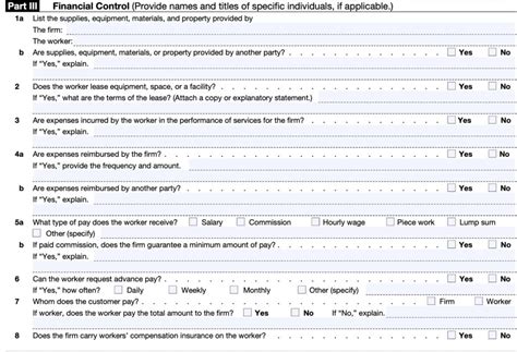 Irs Form Ss 8 Instructions Irs Determination Of Worker Status