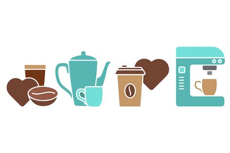 Coffee Element Design Vector Graphic by empatsekawanstudio · Creative ...