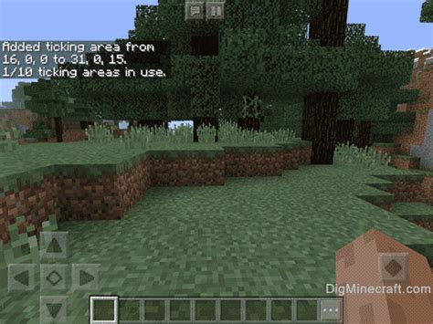 how to use the tickingarea command in minecraft