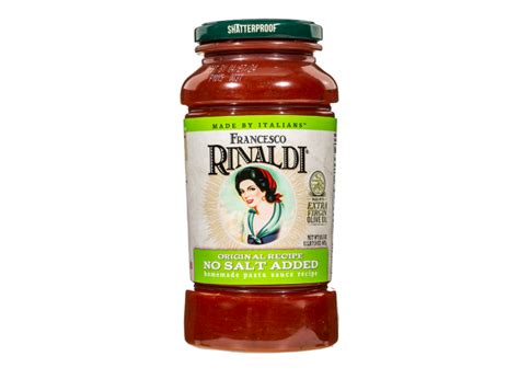 Francesco Rinaldi Original Recipe No Salt Added Pasta Sauce Review