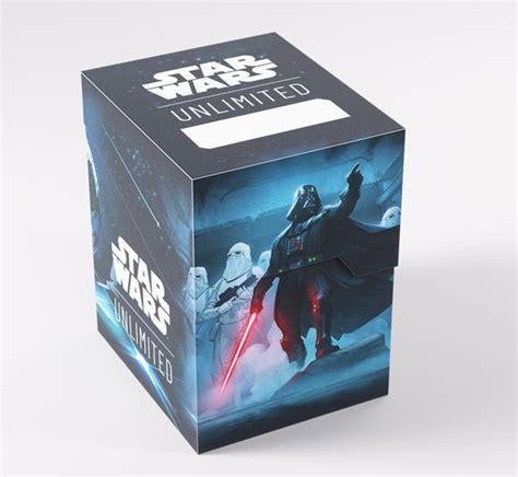 STAR WARS UNLIMITED PLASTIC DECK BOX DARTH VADER GAMEGENIC