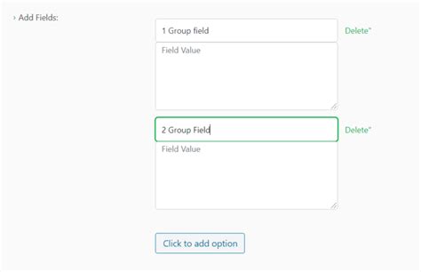 How To Add Custom Fields In Groups On A Wordpress Website