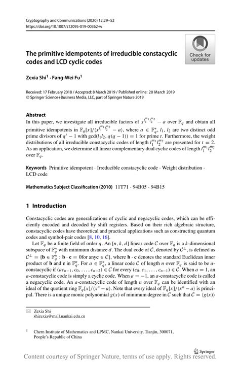The Primitive Idempotents Of Irreducible Constacyclic Codes And Lcd