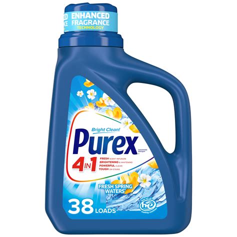 Purex Liquid Laundry Detergent With Crystals Fragrance Fresh Spring