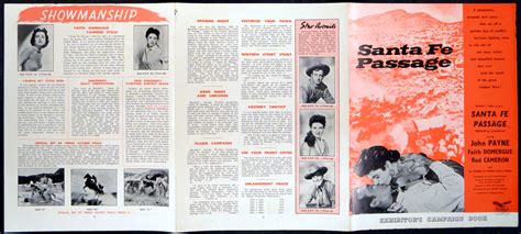 Sante Fe Passage Rare Film Posters