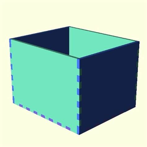 Free Scad File Parametric Lasercut Box・3d Printer Design To Download・cults