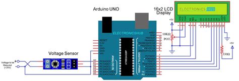 Interfacing Voltage Sensor With Arduino Measure Up To 25v Using Arduino Electronicshub
