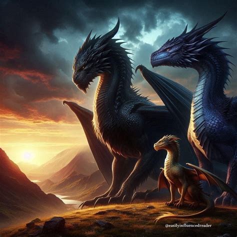 Majestic Dragon Flying Over A City Dragon Medieval Japanese Dragon