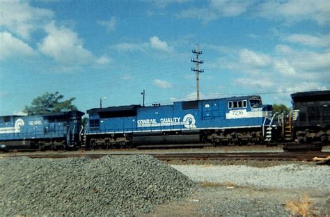 Ns Sd80mac 7216 Trails Through Collinwood Oh In 1999 Buil Flickr