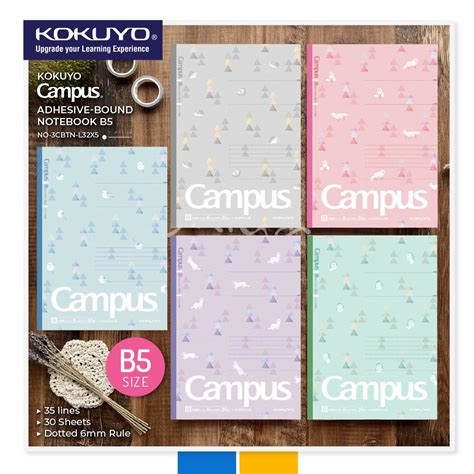 [limited Edition] Kokuyo สมุดโน๊ตบุ๊ค แบบมีกาวในตัว B5 Dotted 6 มม