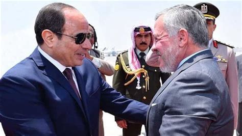 الرئيس السيسي يجري اتصالًا هاتفيًا مع العاهل الأردني الملك عبد الله