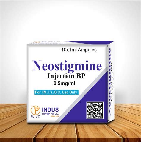 Neostigmine Injection Indus Pharma India Drugs Base