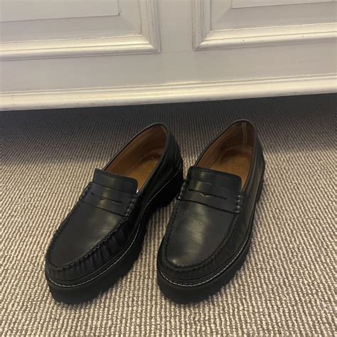 Black Platform Loafers From Bobbies Excellent Depop