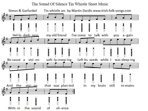Pin Von Coldfish Auf Tin Whistle Flöten Noten Querflöte Noten