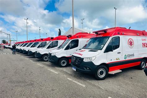 Samu cidades do Ceará recebem mais de novas ambulâncias