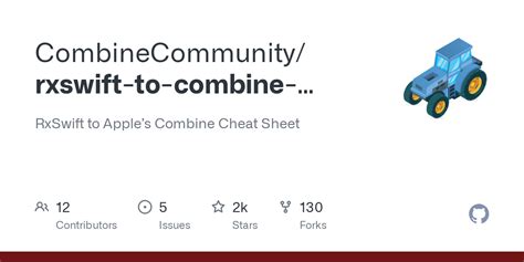 Github Combinecommunity Rxswift To Combine Cheatsheet Rxswift To