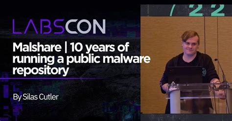 Angelina L On Linkedin Labscon Replay Malshare 10 Years Of Running A Public Malware Repository