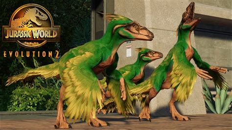 5 Pyroraptor And 3 Monolophosaurus Breakout And Fight Jurassic World