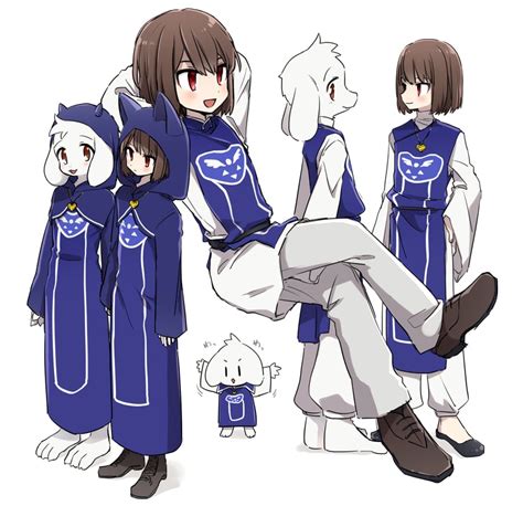 Chara And Asriel Dreemurr Undertale Drawn By Leftporygon Danbooru