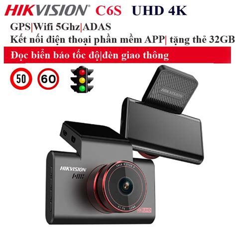 Hikvision C6s High End Dash Cam With Super Sharp Uhd Resolution Ips