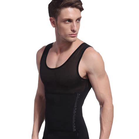 남성 슬리밍 조끼 허리 Cincher 배꼽 벨트 속옷 자세 교정기 복부 트리머 남성 코르셋 탄성 바디 Shapewear