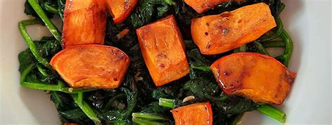 Blattspinat Mit Hokkaido Kürbis Ayurveda Küche Im Rosana