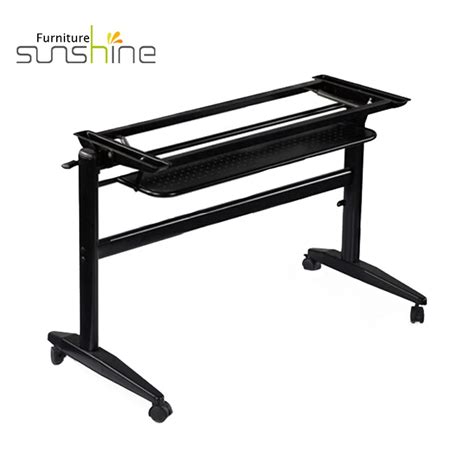Modern Office Table Frames Adjustable Table Leg Whiteblacksteel Color
