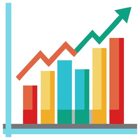 Gráfico De Crecimiento De La Empresa Vector De Gráfico De Barras De